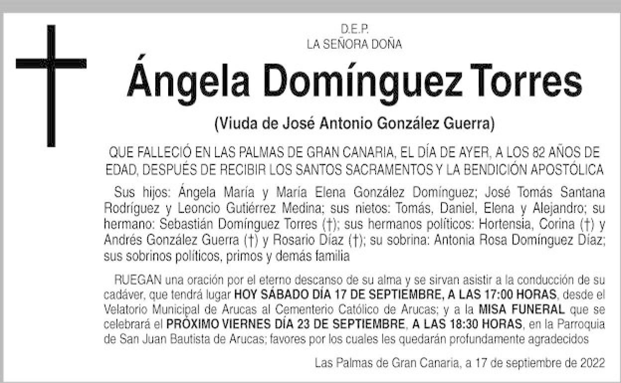 Ángela Domínguez Torres | Canarias7