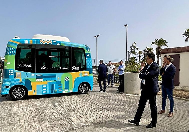 Llega al Campus de Tafira la primera guagua autónoma (sin chófer ...