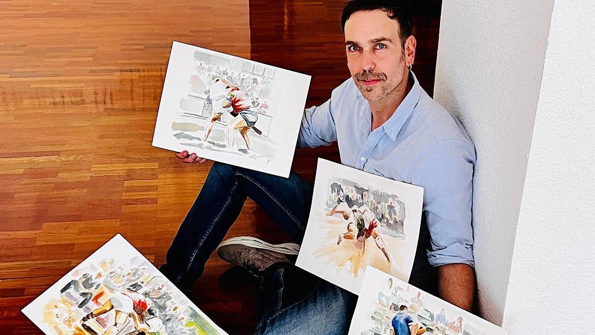 Ciro Miró presenta 'Arena', su particular homenaje a la lucha canaria ...