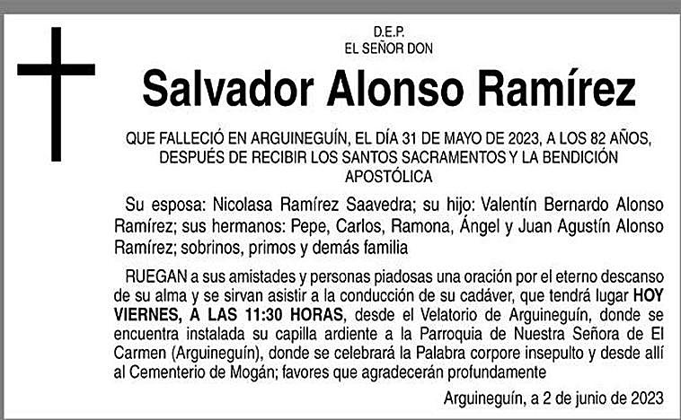 Salvador Alonso Ramírez | Canarias7