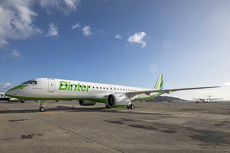 Binter encarga a Embraer seis nuevos E195-E2 que empezarán a llegar en ...