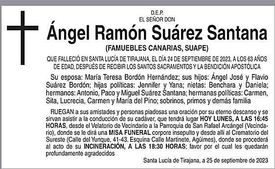 Ángel Ramón Suárez Santana | Canarias7