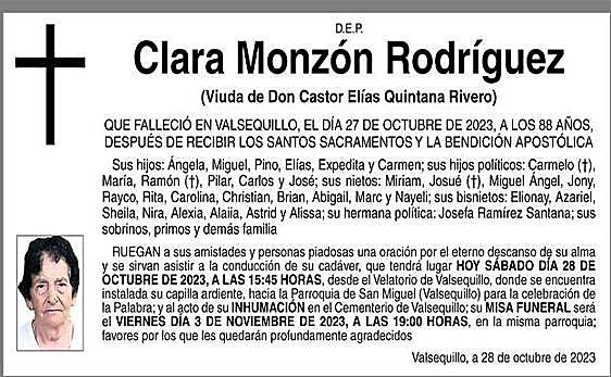 Clara Monzón Rodríguez | Canarias7