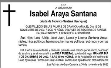 Isabel Araya Santana | Canarias7