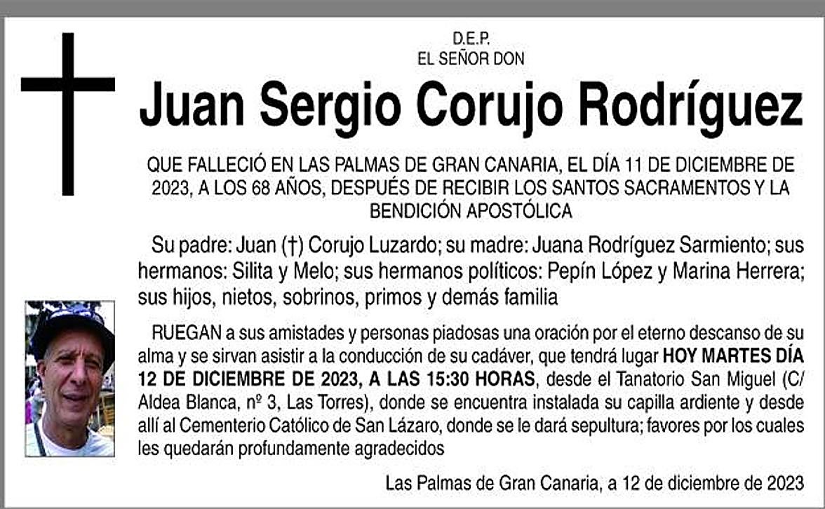 Juan Sergio Corujo Rodríguez | Canarias7