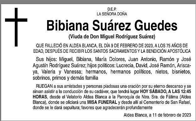 Bibiana Suárez Guedes | Canarias7