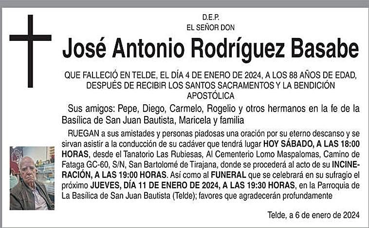 José Antonio Rodríguez Basabe | Canarias7