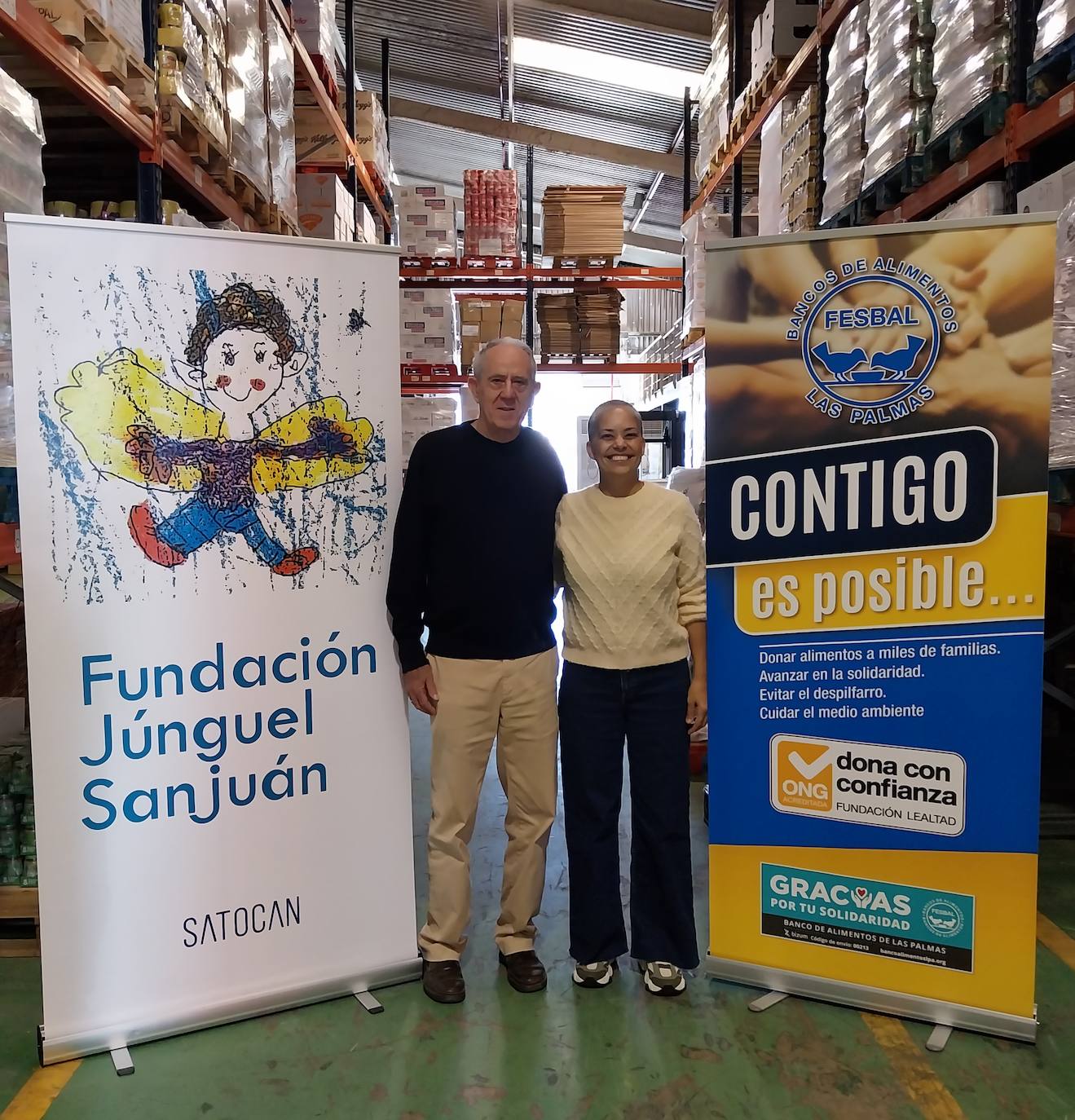 La Fundación Satocan Júnguel Sanjuan recauda 13.200 kilos para el Banco ...