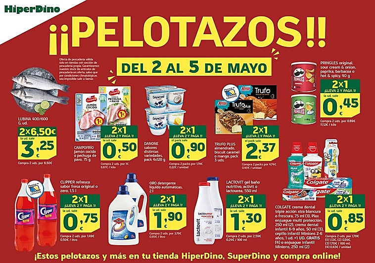 HiperDino lanza una promoción de 2x1 en productos seleccionados | Canarias7