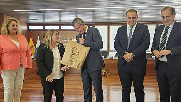 Visita institucional del vicepresidente del Gobierno de Canarias a ...