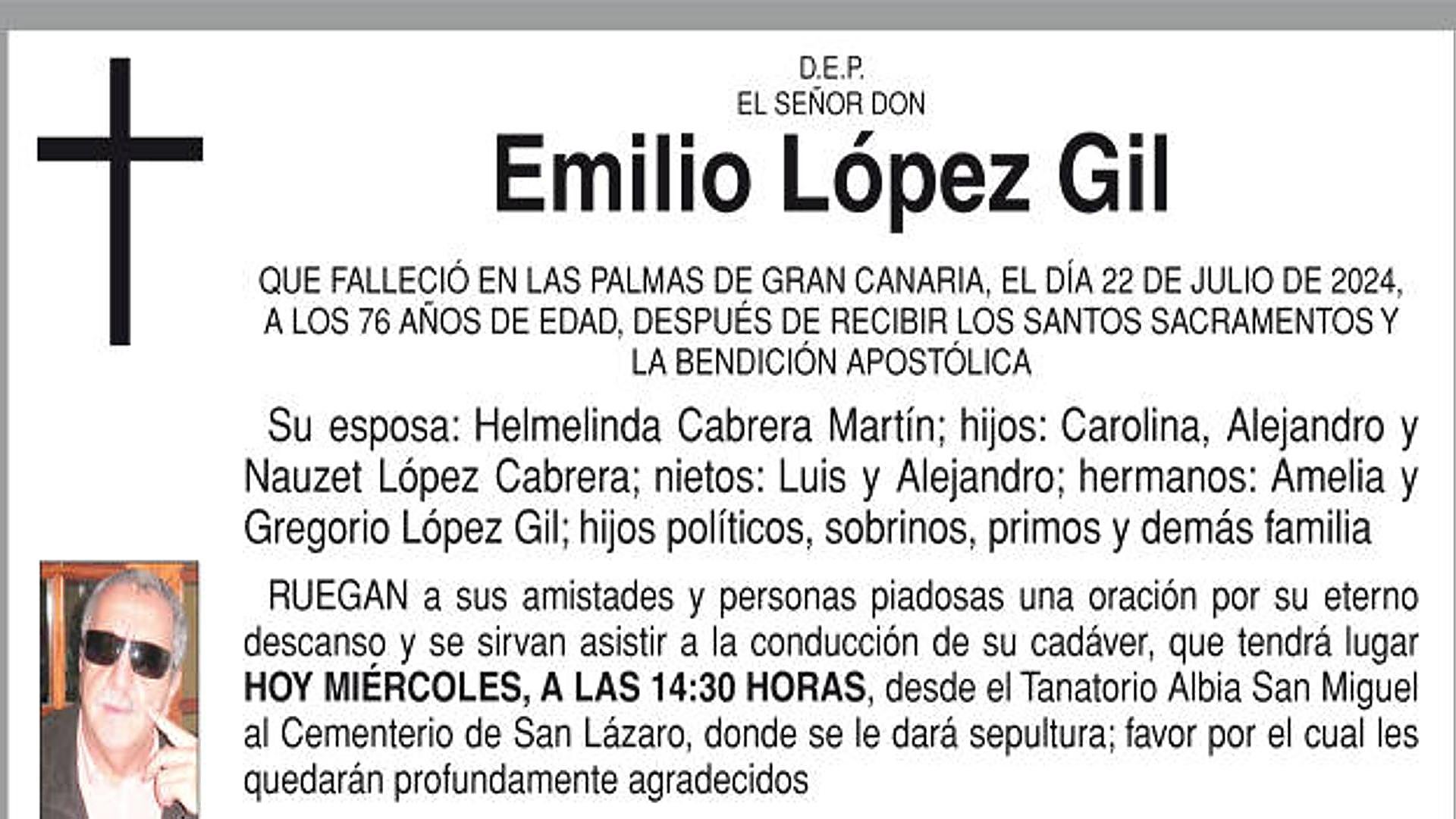 Emilio López Gil | Canarias7