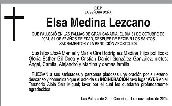 Elsa Medina Lezcano | Canarias7