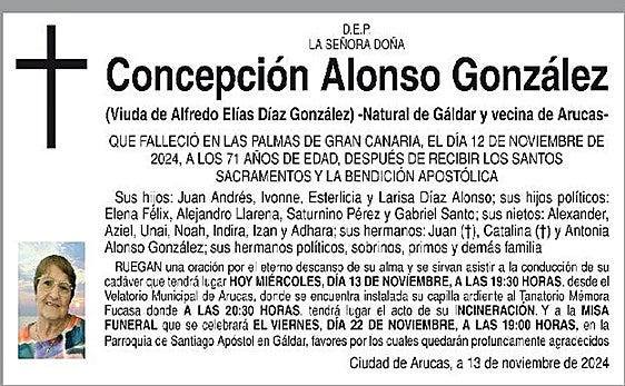 Concepción Alonso González | Canarias7