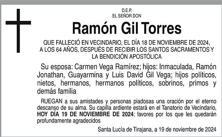 Ramón Gil Torres | Canarias7