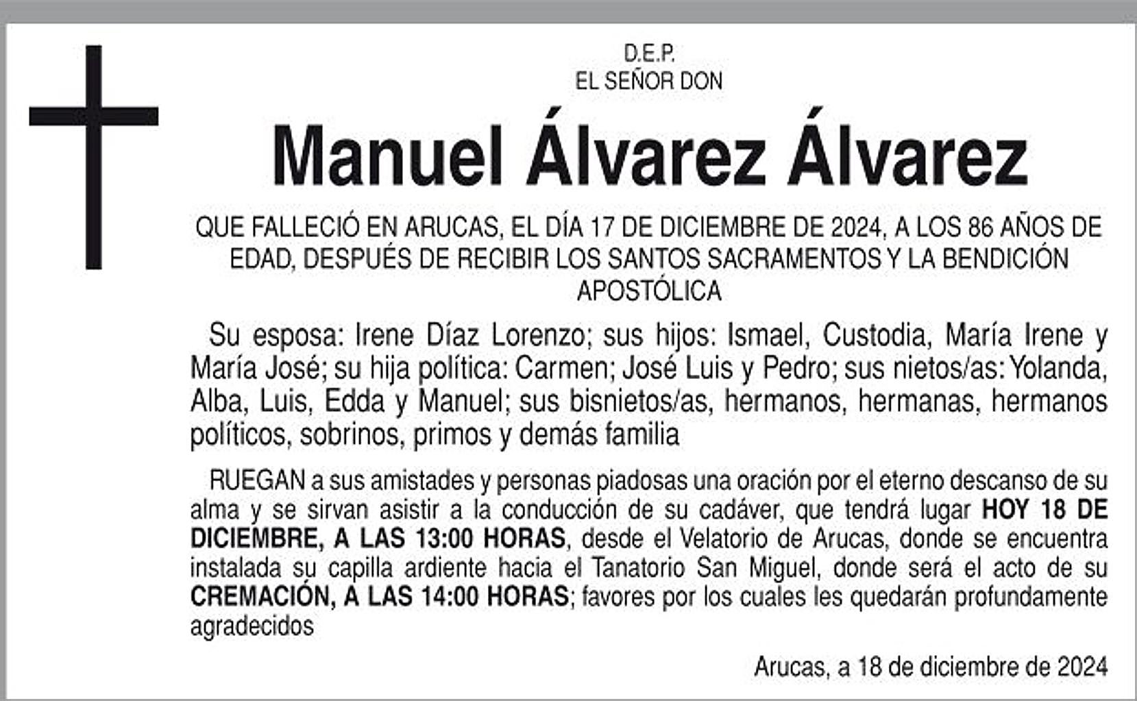 Manuel Álvarez Álvarez | Canarias7
