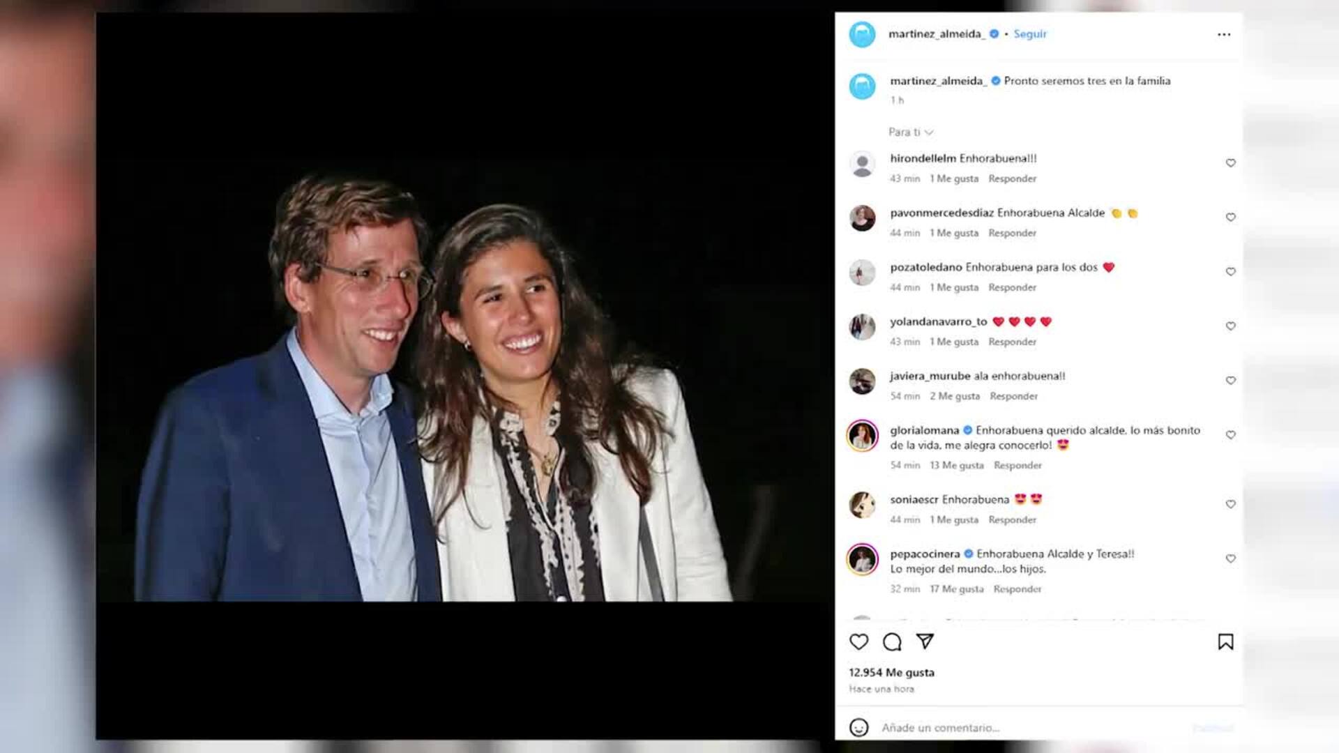 José Luis Martínez-Almeida y Teresa Urquijo esperan su primer hijo ...