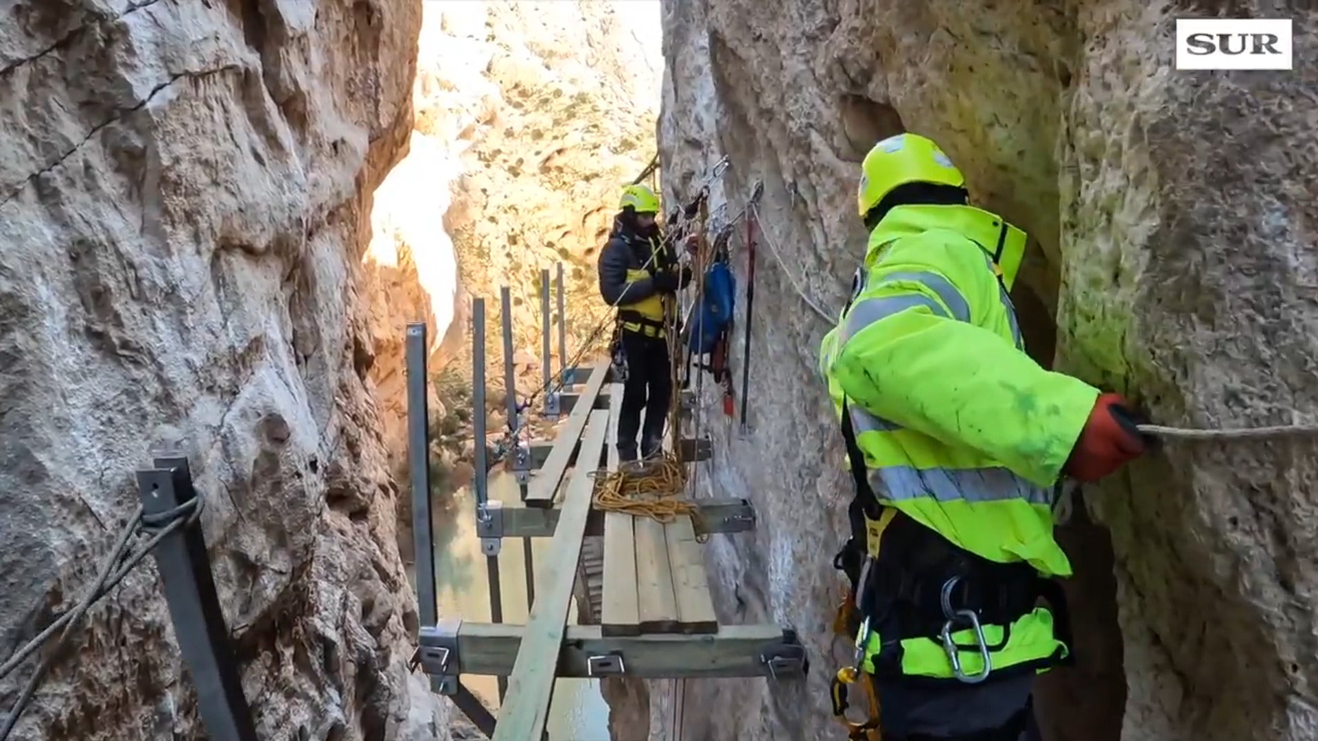 El Caminito del Rey recupera su recorrido completo este viernes tras la ...