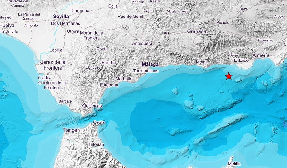Un terremoto en el Mar de Alborán se siente en las provincias de ...