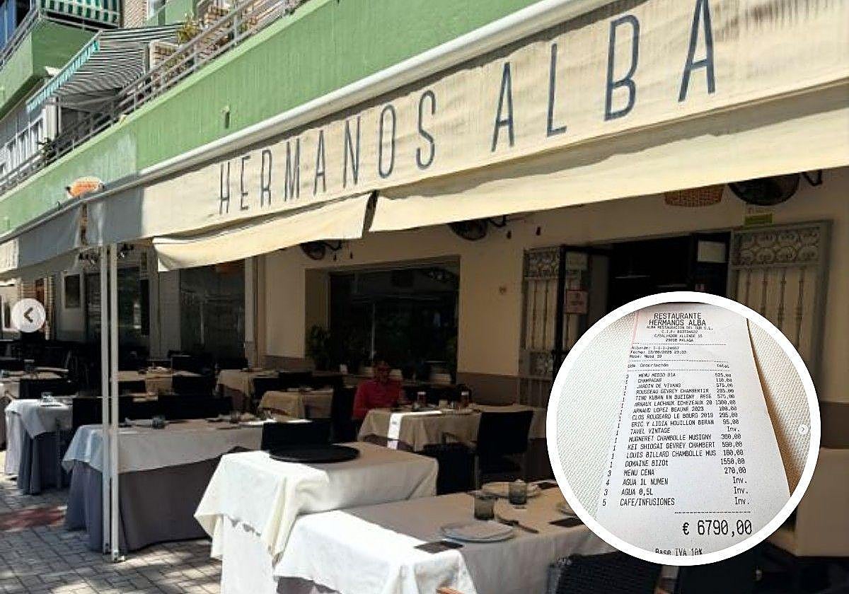 La cuenta de 6.700 euros del influencer Alberto de Luna en el ...