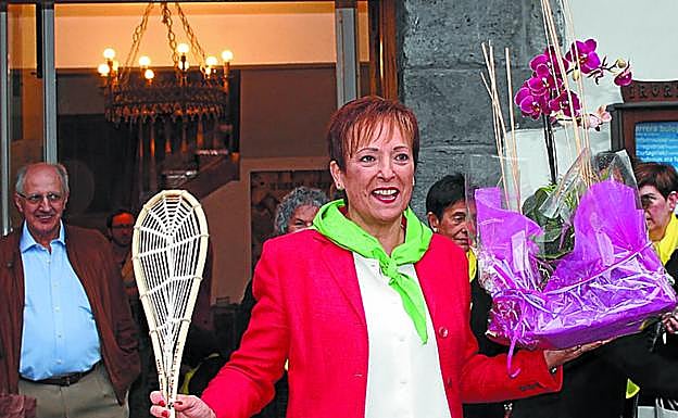 Maria Jesus Olano omendu zuten herritarrek Iruran | El Diario Vasco