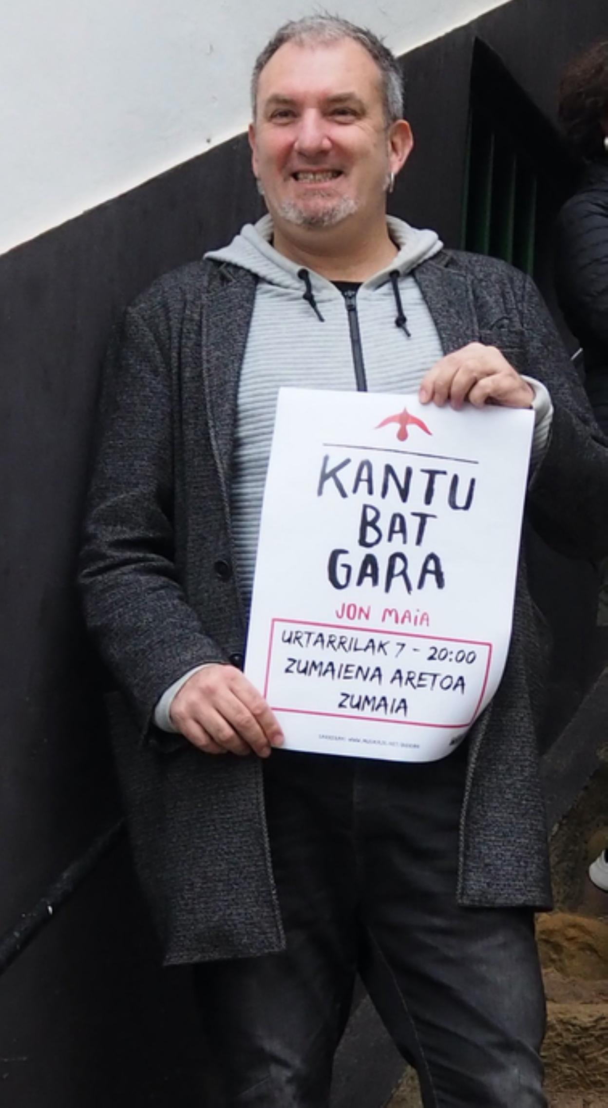 Jon Maiak 'Kantu bat gara' eskainiko du bihar Zumaienan | El Diario Vasco