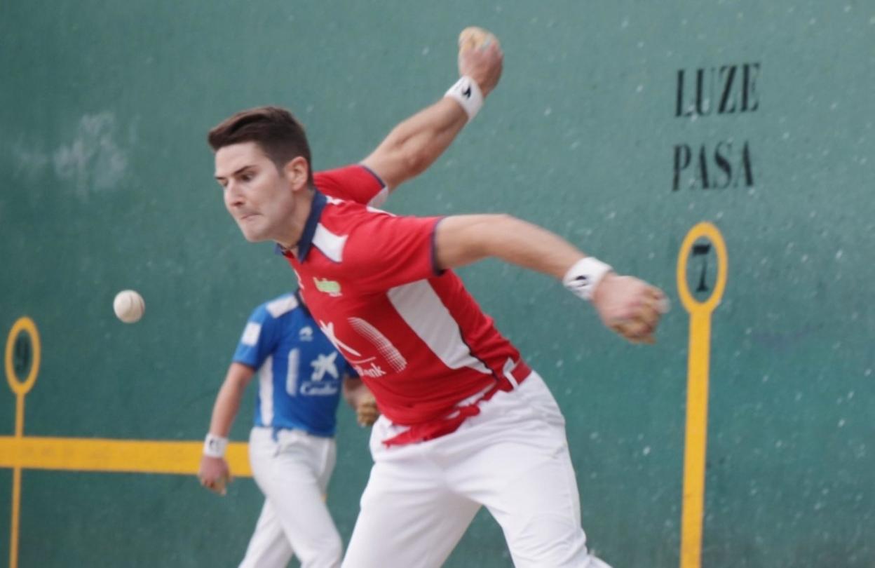 El pelotari Axier Arteaga II se despide con un partido en el frontón de ...