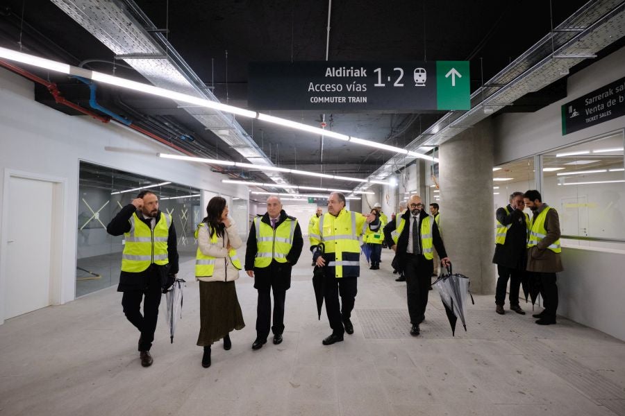 Fotos: Visita a la estación provisional de Atotxa | El Diario Vasco