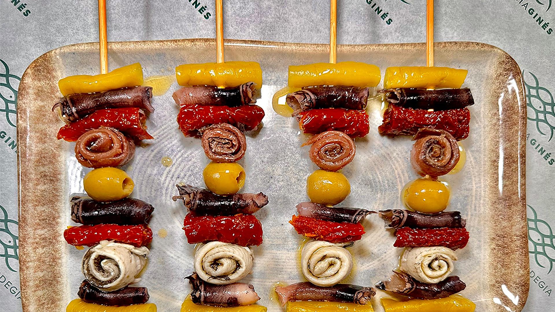 Receta de banderilla de percebes | El Diario Vasco