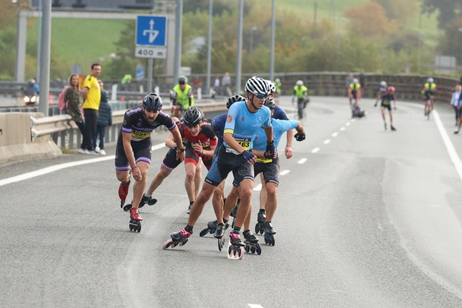 Las fotos de la carrera de los rollers en la Behobia - San Sebastián ...