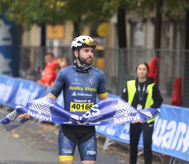 Las fotos de la carrera de los rollers en la Behobia - San Sebastián ...