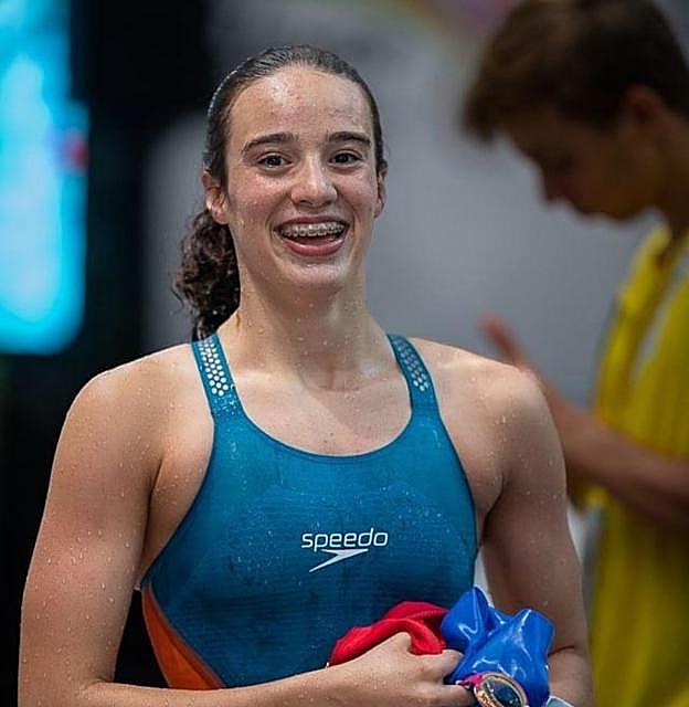 Nahia Garrido | Nadadora: «Acudo a Bélgica tranquila, a intentar ...