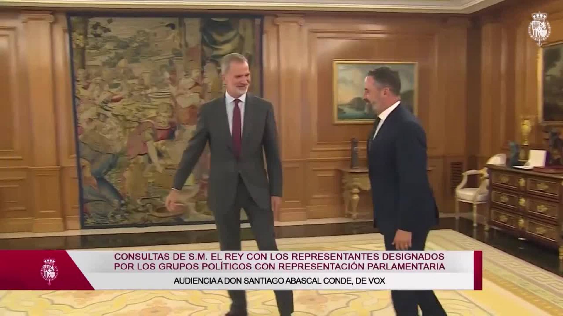 El Rey se reúne con Díaz, Abascal, Valido, Esparza y Esteban en esta ...