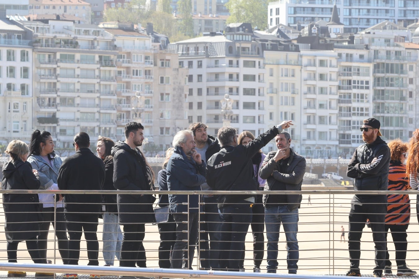Rodaje en Donostia de la película 'Ya no quedan junglas adonde regresar' | El Diario Vasco