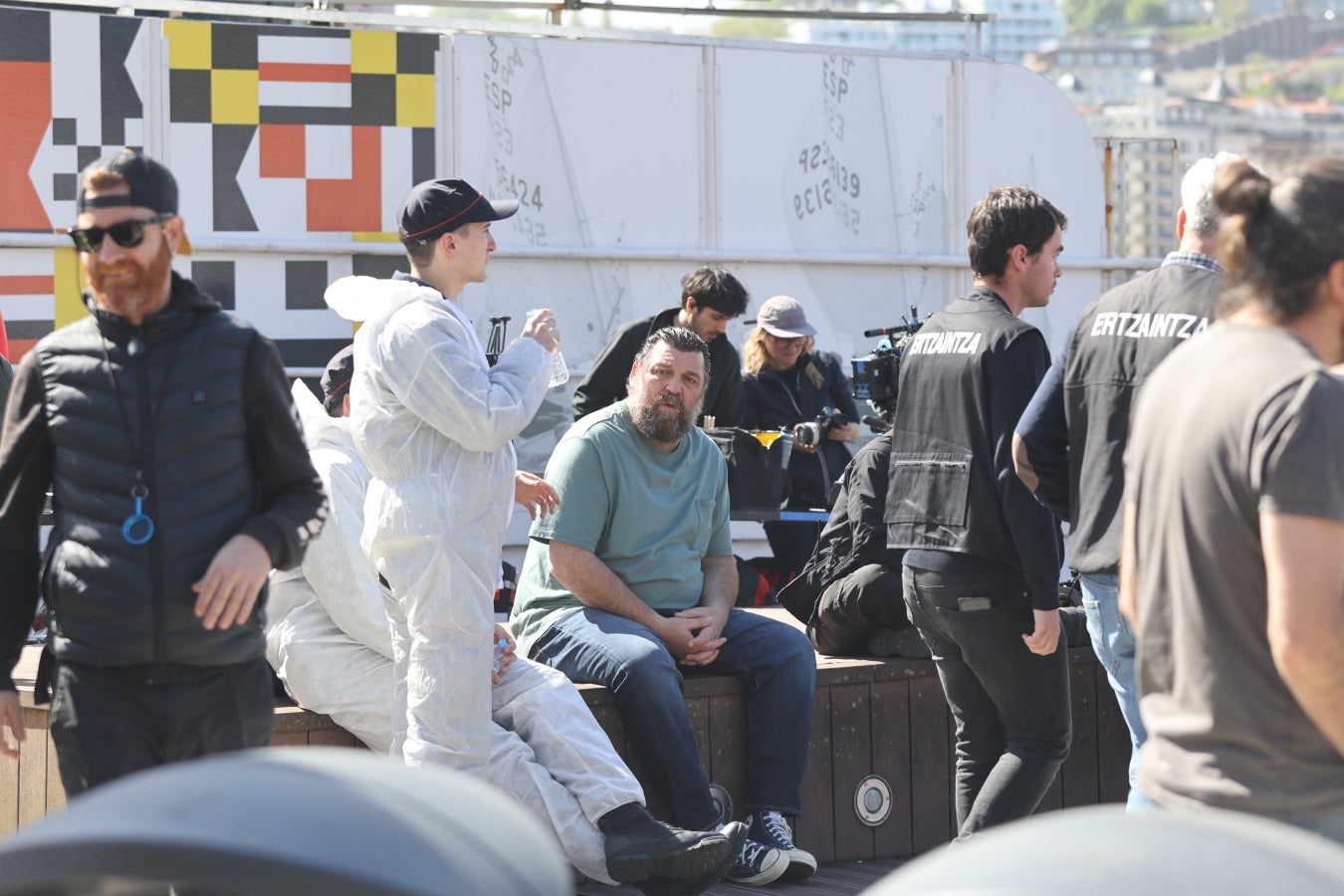 Rodaje en Donostia de la película 'Ya no quedan junglas adonde regresar' | El Diario Vasco