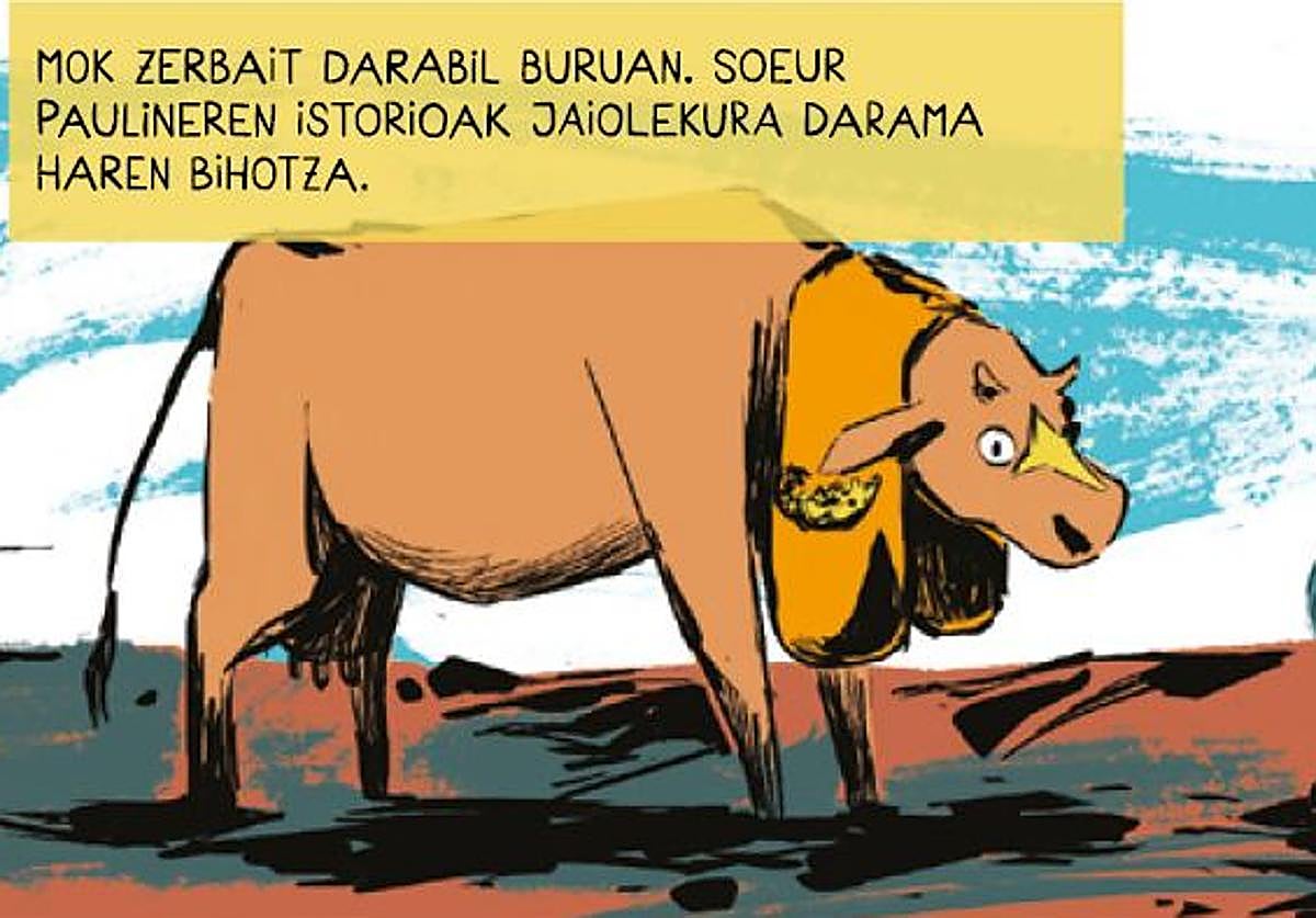 Atxagaren Mo behia album ilustratura eraman dute «fabula kutsua ...