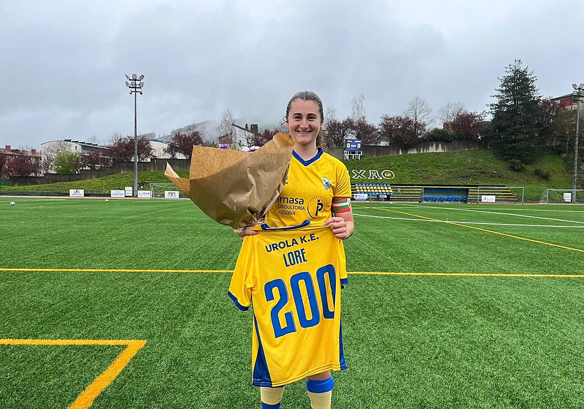 Lorea Narraspe, primera jugadora femenina en disputar 200 partidos ...