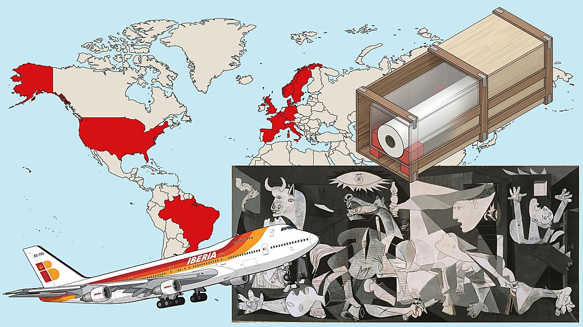El 'Guernica', el cuadro más viajero de la historia | El Diario Vasco