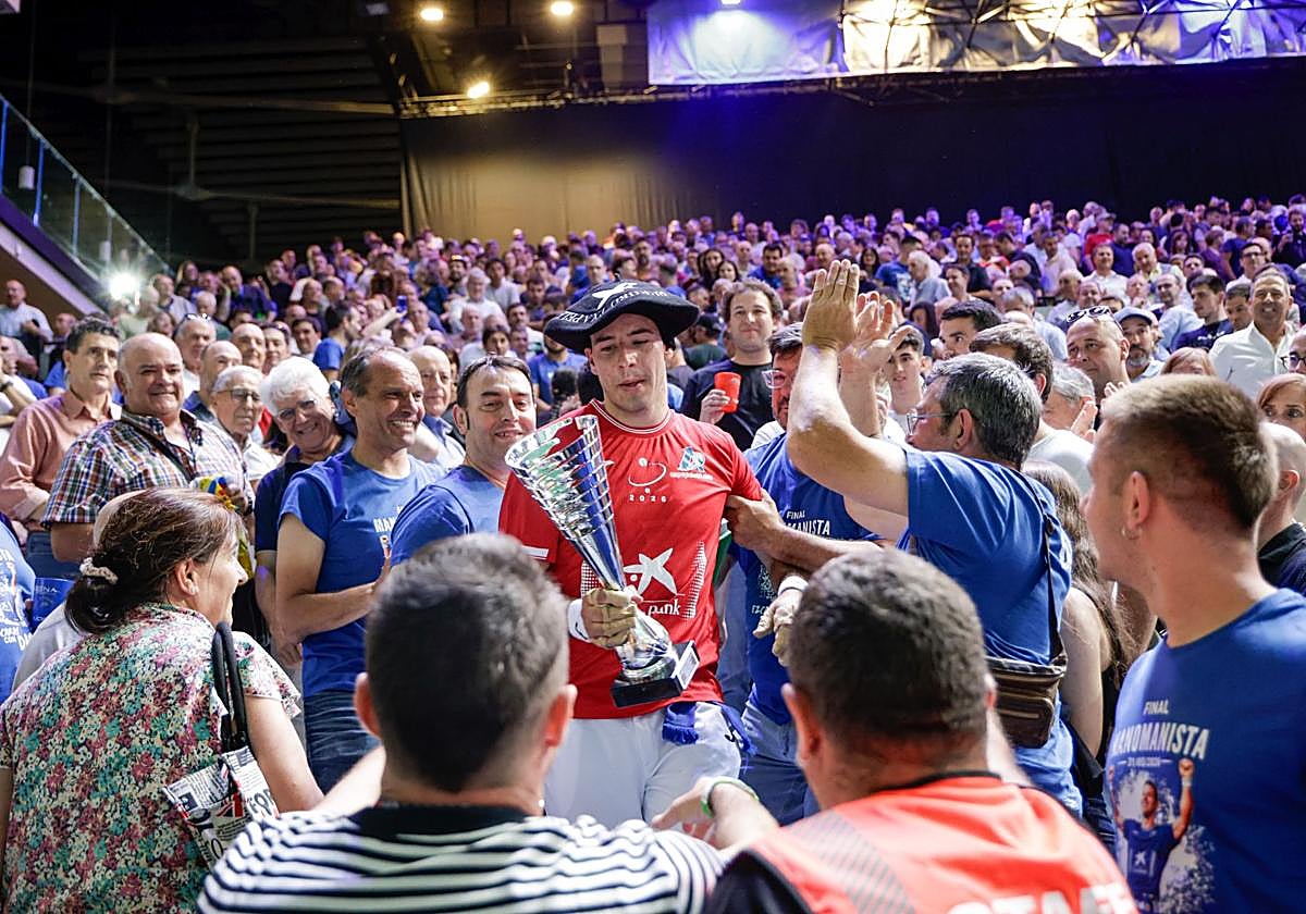 Darío, campeón del Manomanista de pelota: «Todo me ha salido bien desde ...