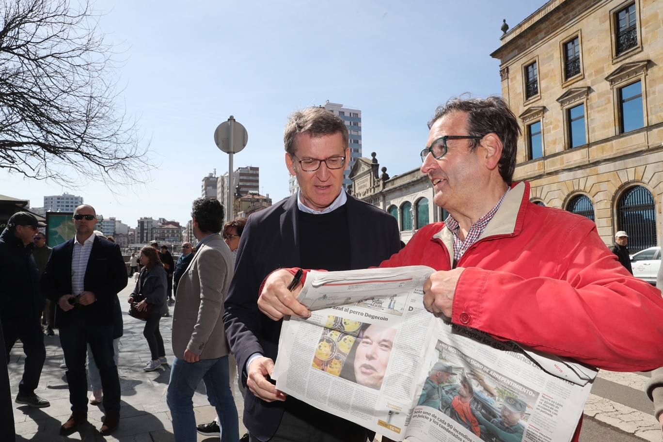 Núñez Feijóo visita Gijón | El Comercio: Diario de Asturias