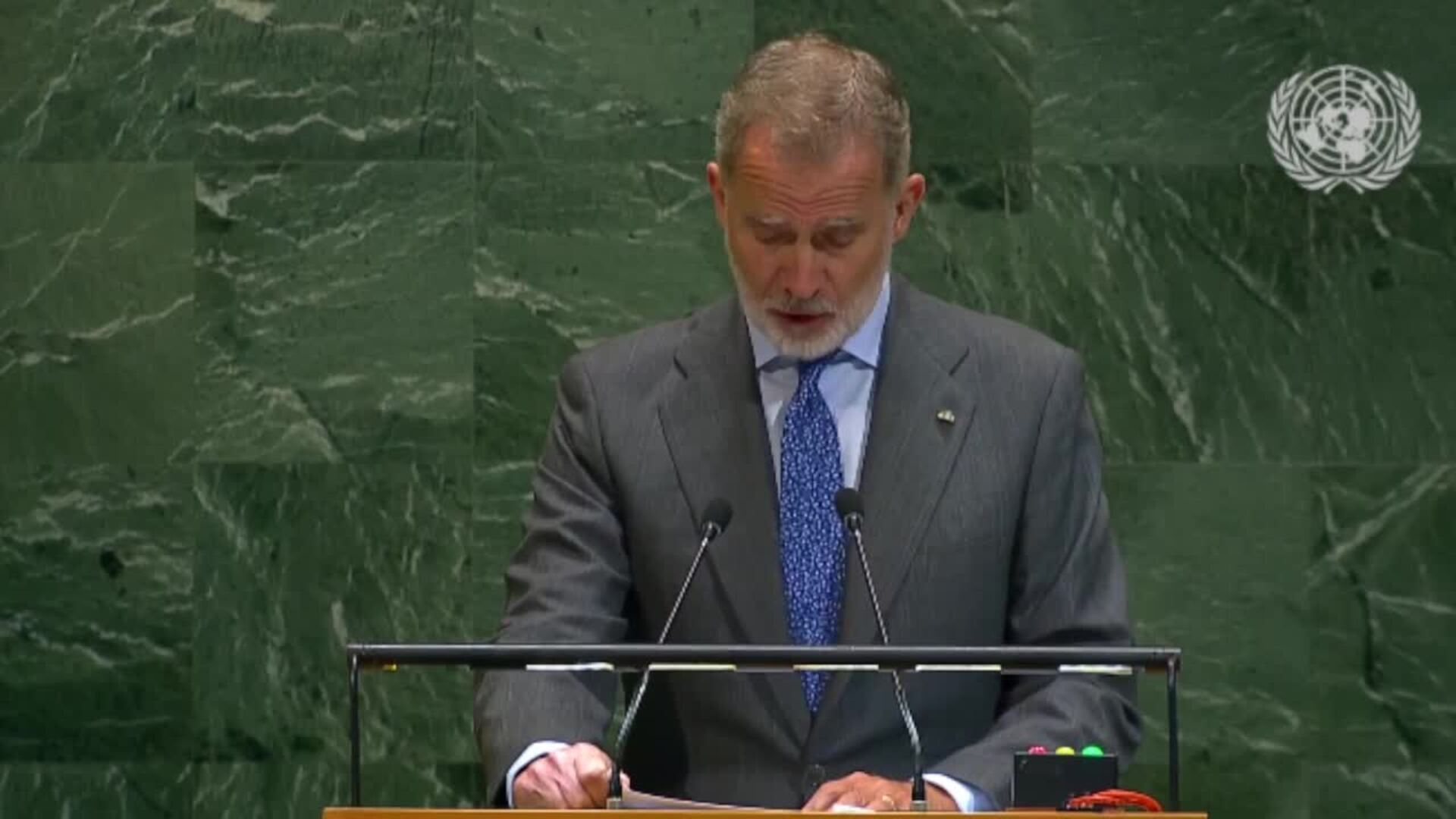 El Rey implora a Israel que "detenga la masacre" en Gaza y reivindica la vigencia de la ONU | El ...