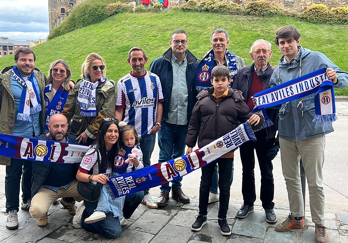 El mayor desplazamiento del curso de la afición del Real Avilés no fue ...