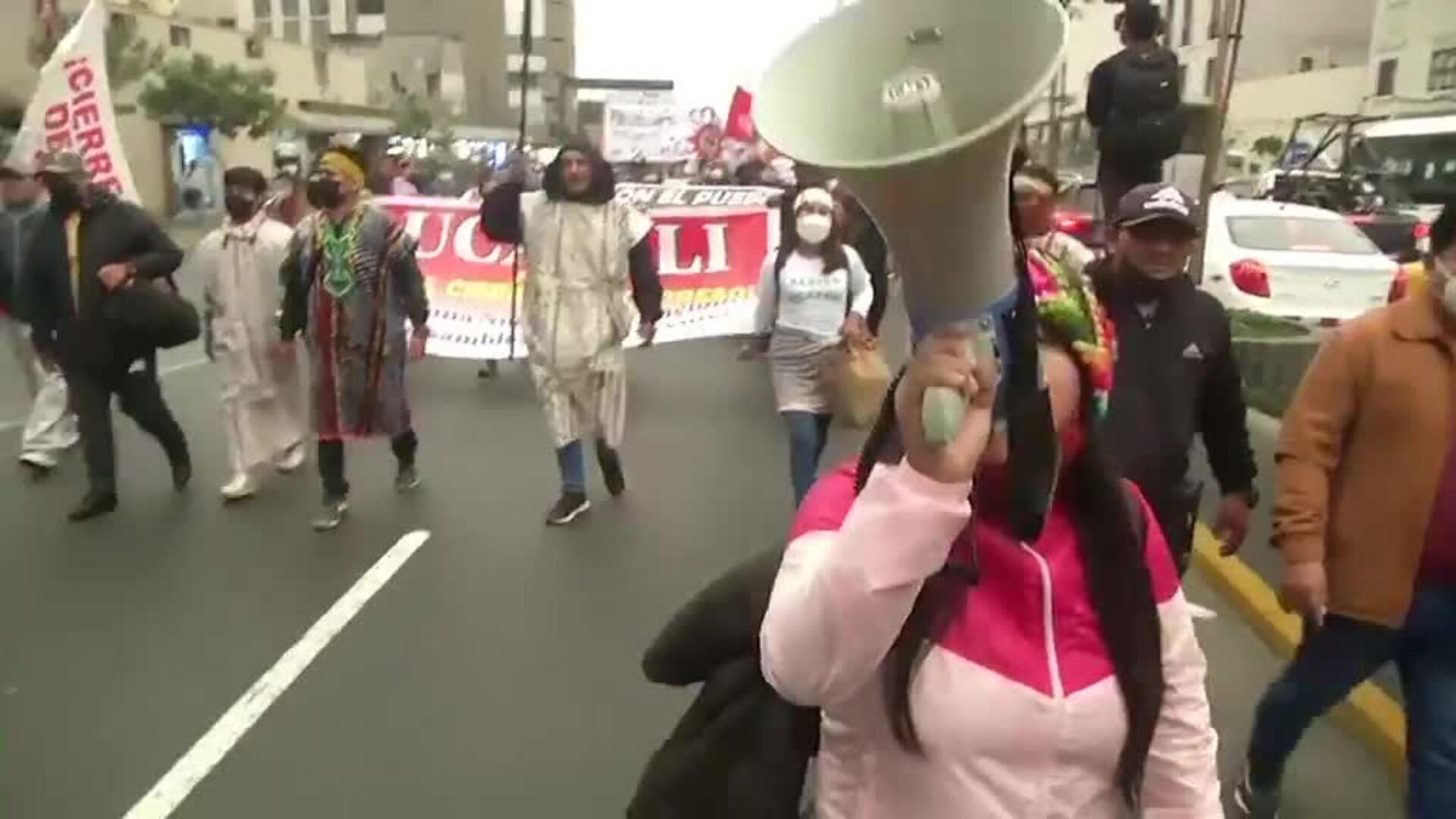 Protesta en Lima para pedir la disolución del Congreso | El Correo