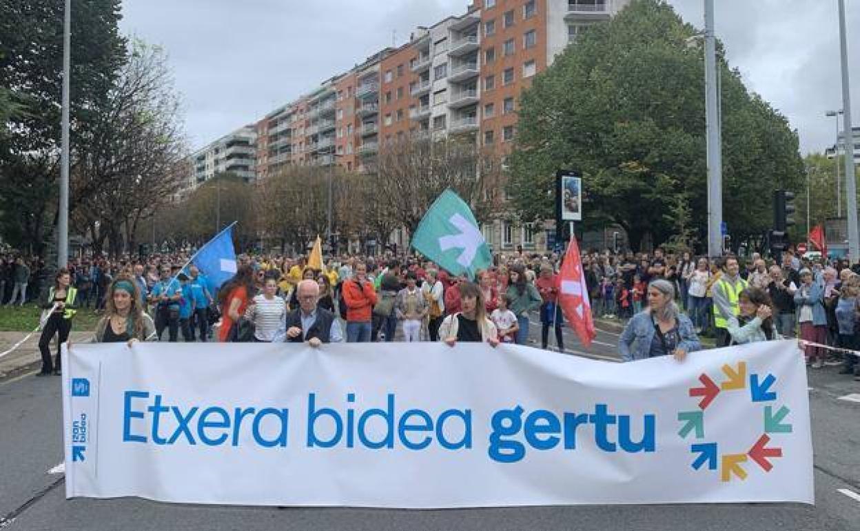 Sare se moviliza en San Sebastián contra la «política de ...