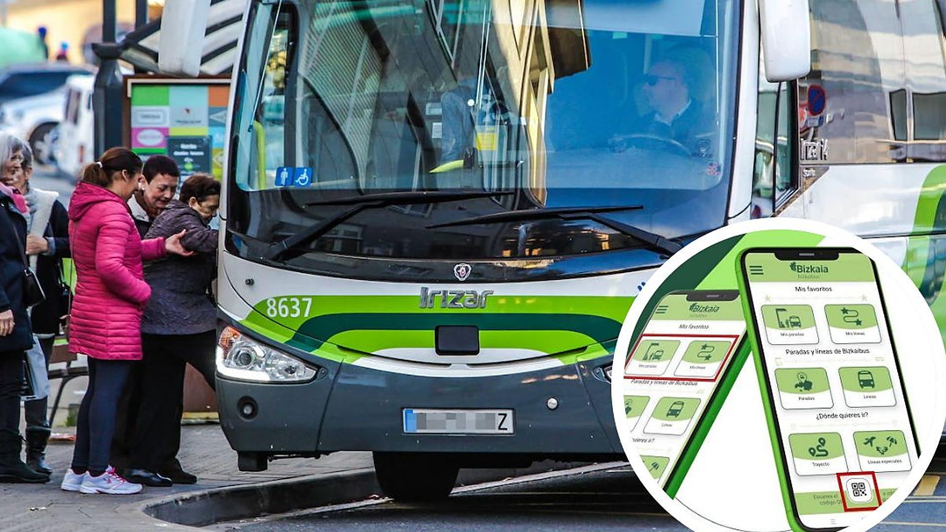 La nueva app de Bizkaibus permitirá conocer cuánto falta para la ...