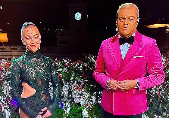 Ana Mena brilla con un vestido de un diseñador cántabro en las ...