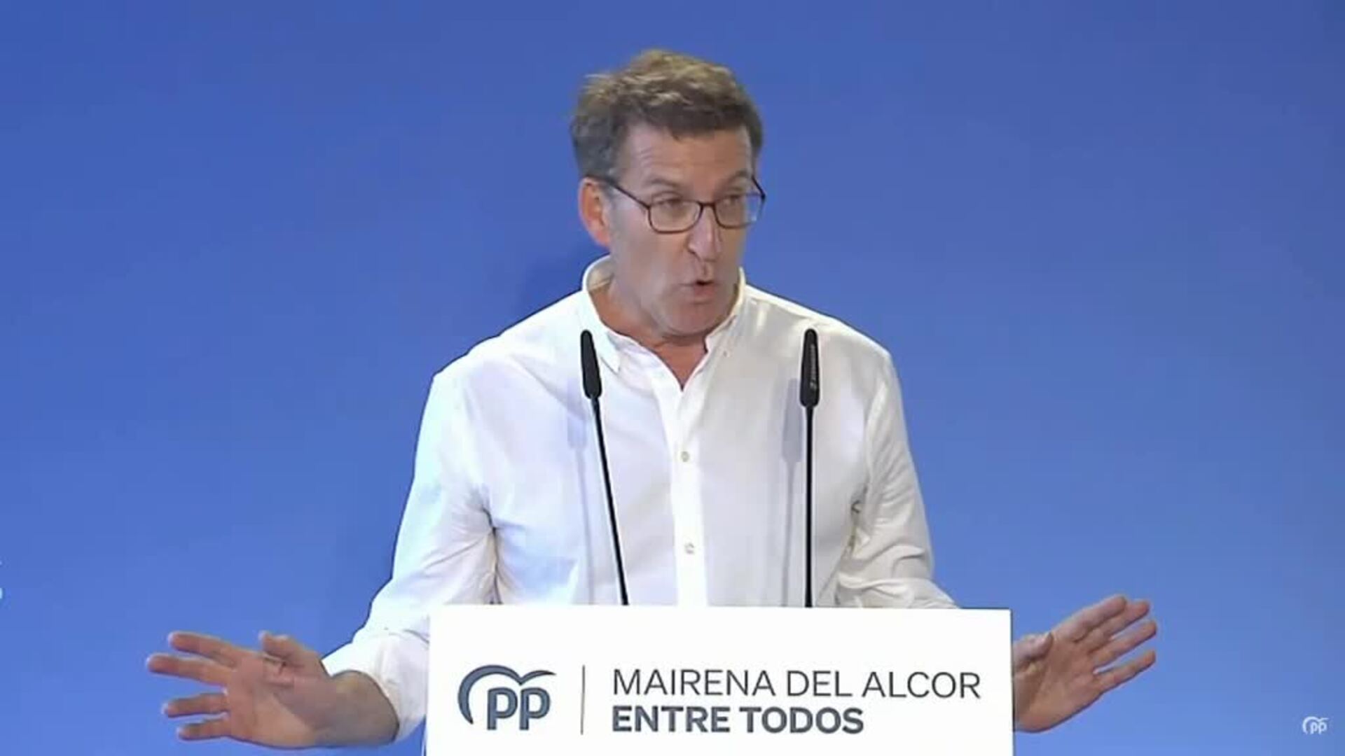 Feijóo en Mairena del Alcor: "Andalucía ha sido víctima de décadas de ...