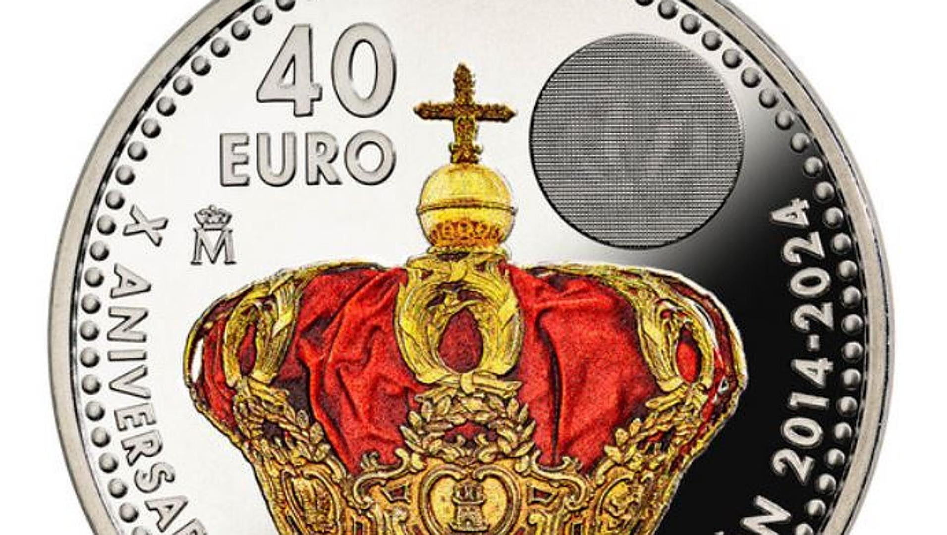 La nueva moneda de 40 euros disponible desde el próximo mes | El Correo