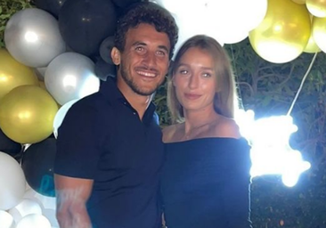 La romántica felicitación de Andrea Sesma a su novio Luis Milla por su ...