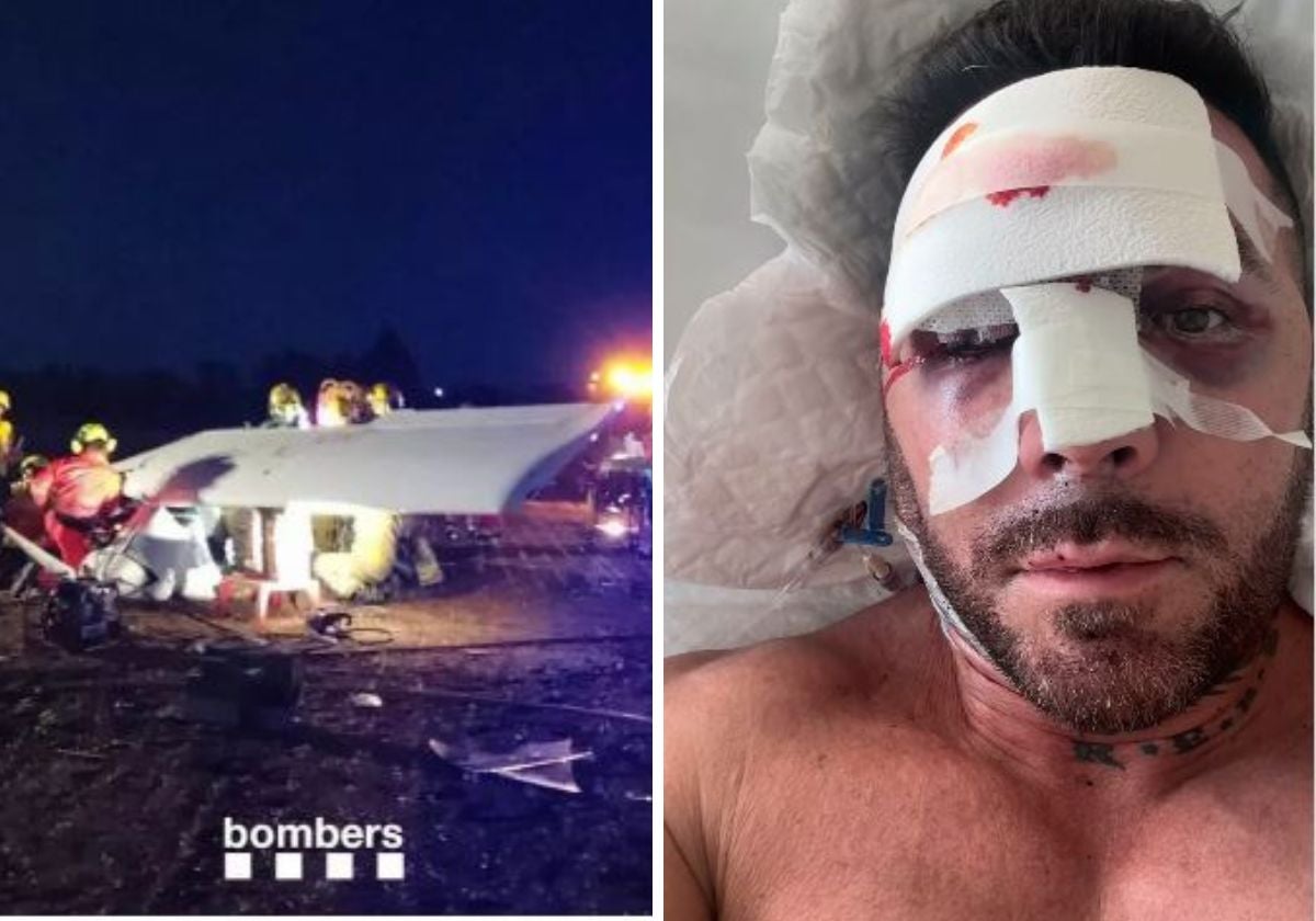 El grave accidente en avioneta del 'influencer' Ferrariman y su pareja ...