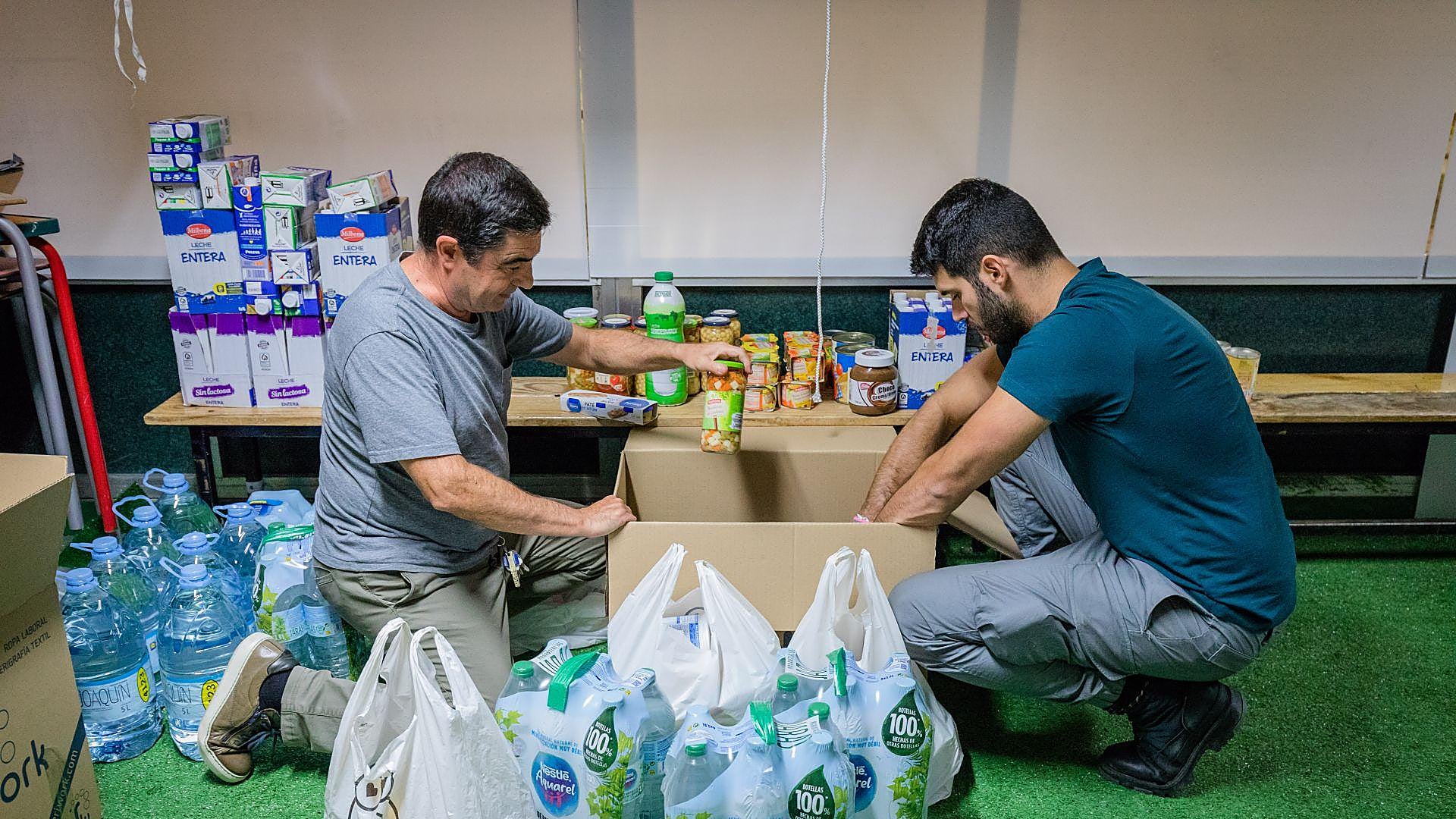 Los alaveses recopilan miles de kilos de ayuda y se movilizan para ir a ...